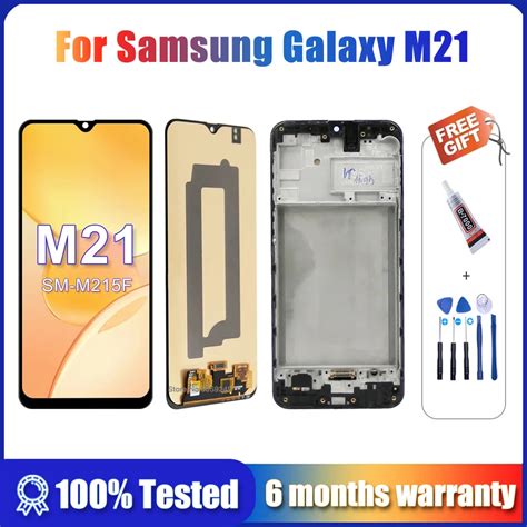 6-4-AMOLED-Display-For-Samsung-Galaxy-M21-M215F-LCD-Display-Touch ...