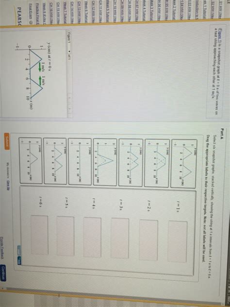 solved select six snapshot graph stacked vertically showing