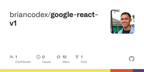 GitHub Briancodex Google React V1