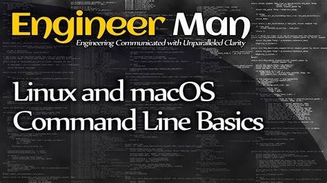 Linux And Macos Command Line Basics Youtube