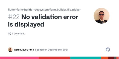 No Validation Error Is Displayed Issue Flutter Form Builder Ecosystem Form Builder File
