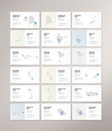 깔끔한 지도 Ppt 템플릿 깔끔한 Ppt 템플릿 다운로드 피피티샵