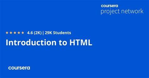 Introduction To HTML Coursya