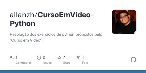 Github Allanzh Cursoemvideo Python Resolu O Dos Exercicios De