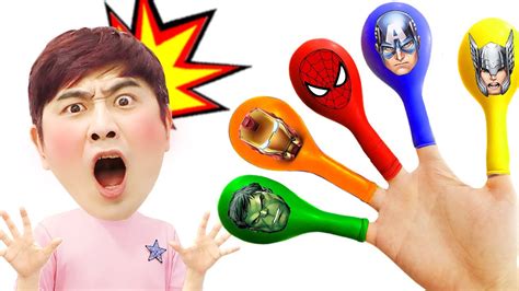 Magic Superheroes Color Balloons 마법의 풍선을 터트리면 슈퍼히어로로 변신 Youtube