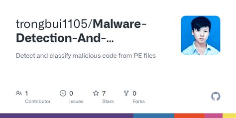 Github Trongbui1105malware Detection And Classification Detect And Classify Malicious Code