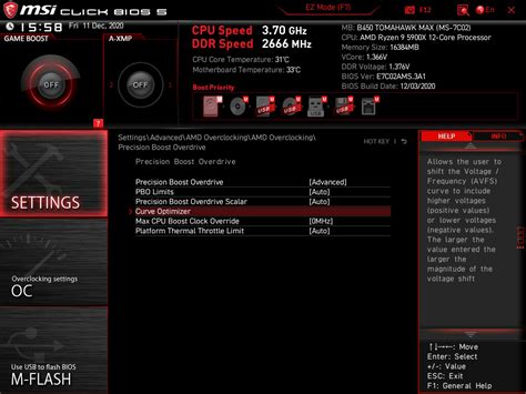 MSI Demonstrates AMD Curve Optimizer With Ryzen CPUs B Motherboards