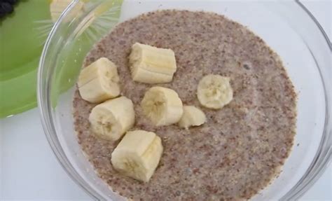 Каша из семян льна