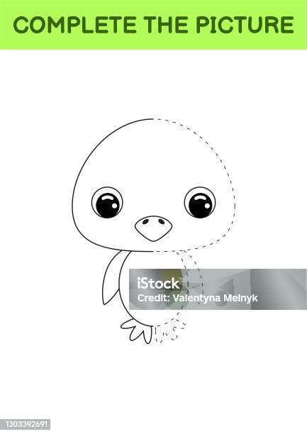 귀여운 닭의 완전한 그려진 그림 색칠 공부 점 복사 게임 필기 연습 그리기 기술 훈련 인쇄 가능한 워크시트 를 개발하는 교육