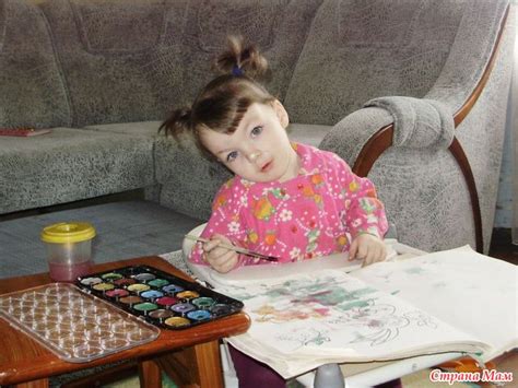 маленький художник Конкурс «Мой любимый грязнуля Конкурсы Страна Мам