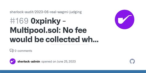 0xpinky Multipool Sol No Fee Would Be Collected When Calling The