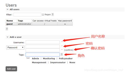 rabbitmq 一 用户以及vhost配置 system exception 0 at rabbitapi restmanagement