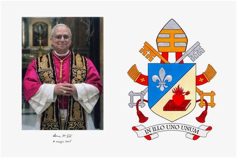 У Ватикані представили герб девіз і офіційне фото Папи Лева Xiv Матеріали Українська Греко