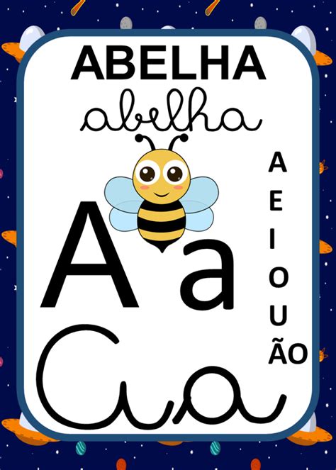 Alfabeto De Parede Tipos De Letras Cl Cia Teixeira