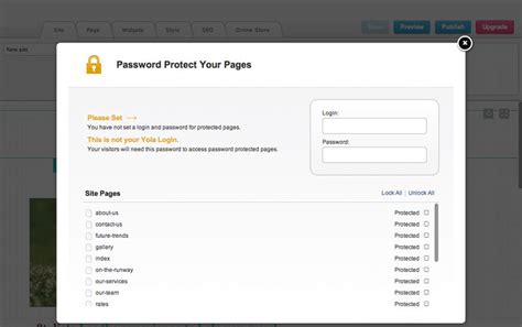 How To Add Password Protection Hostpapa Website Builder