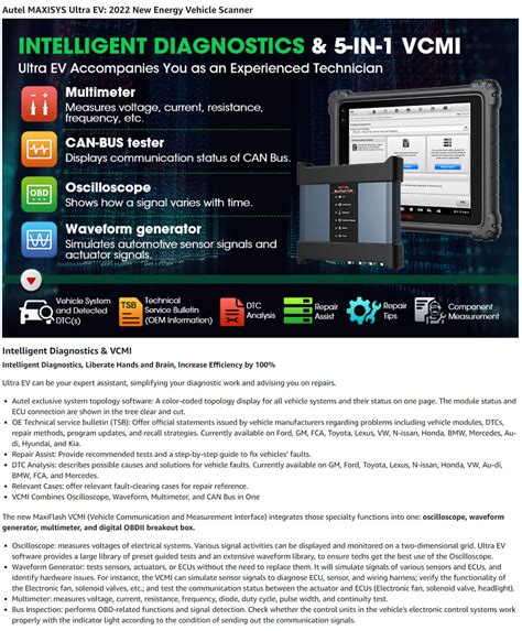 Autel Maxisys Ultra Ev Diagnostic Tool Autel Ultra Ev Scanner