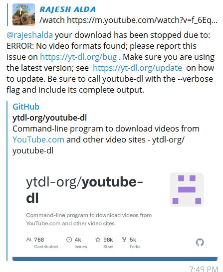 Error No Video Formats Found · Issue 29650 · Ytdl Orgyoutube Dl · Github