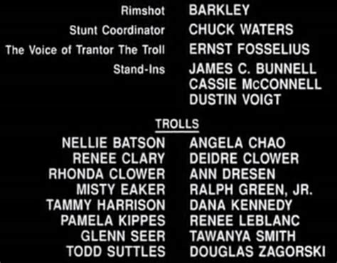 Trantor The Troll Voice Ernest Scared Stupid Movie Behind The Voice Actors