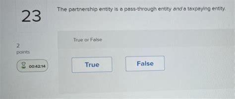 solved the partnership entity is a pass through entity and a