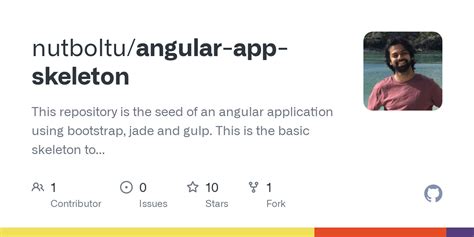 Github Nutboltu Angular App Skeleton This Repository Is The Seed Of An Angular Application