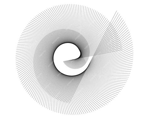 Premium Vector Abstract Spiral Rainbow Design Element On White Background Of Twist Lines