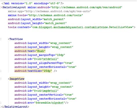 Cara Membuat Costum ListView Di Android Studio Ahya Blog