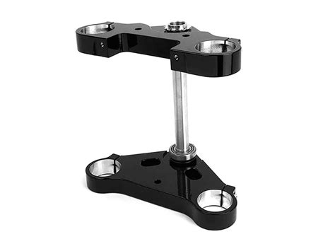 Hawg Halters 6 Degree Raked Triple Tree Kit Black Fits V Rod 2002