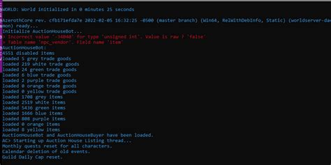 Db Error On Latest Versions · Issue 10625 · Azerothcoreazerothcore Wotlk · Github