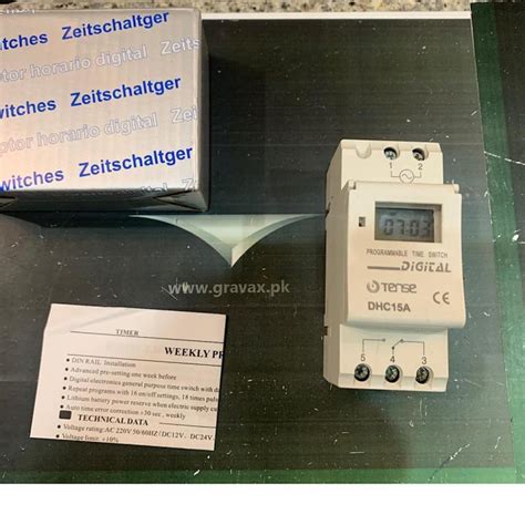 Electronic Weekly 7 Days Programmable Digital Industrial Time Switch Relay Timer Control Ac 220v