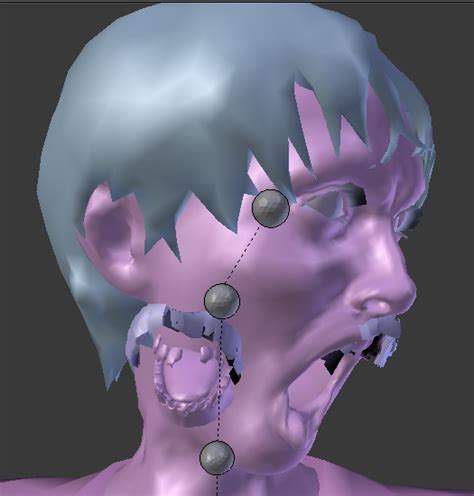 Rigging How To Get Disconnected Teeth And Beard To Move With Rigged