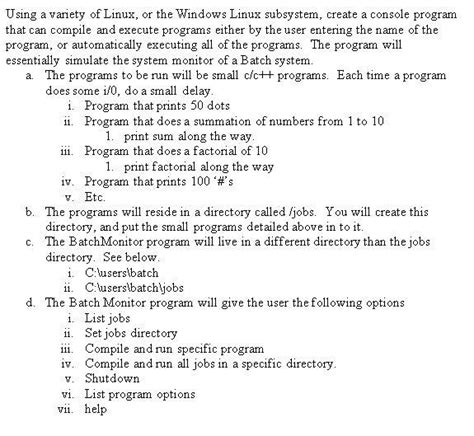 solved using a variety of linux or the windows linux
