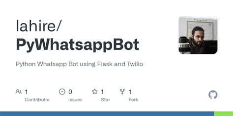 Github Lahirepywhatsappbot Python Whatsapp Bot Using Flask And Twilio