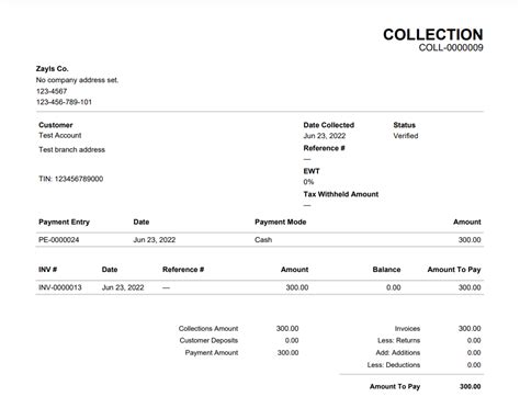 Print Verify Duplicate Void Or Delete A Collection Zayls