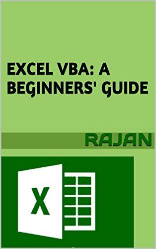 Excel Vba A Beginners Guide By Rajan Goodreads