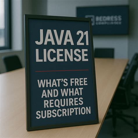 Java 21 License Whats Free And What Requires Subscription
