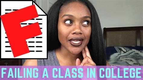 Failing A Class In College Youtube