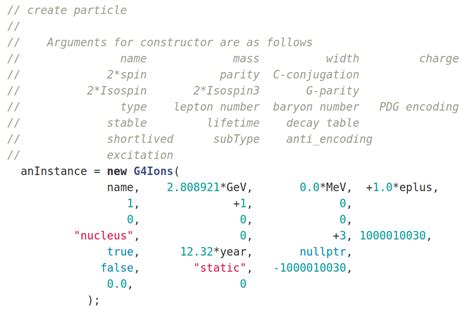 Lifetime Of G4triton Particles Track Event Run And Biasing Geant4 Forum