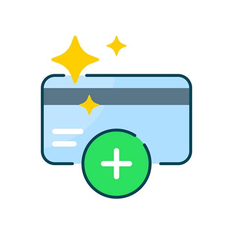 Add Debit Card Button Bank Payment Concept Illustration Flat Design