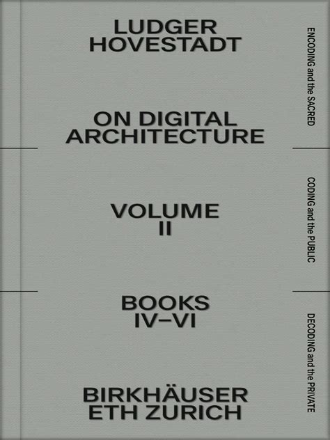 On Digital Architecture In Ten Books Volume 2 On Digital Architecture In Ten Books Pdf Code