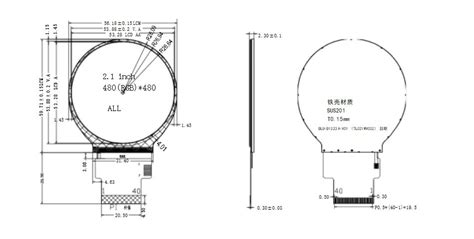 China 2 1 Inch Customized Lcd Round Screen For Smart Home Color Tft Lcd
