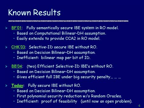 Xavier Boyen Secure Identity Based Encryption Without Random Oracles