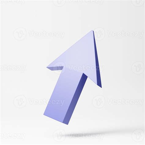 Arrow Pointer Mouse Cursor Computer Interface 3d Rendering Icon Cartoon Minimal Style