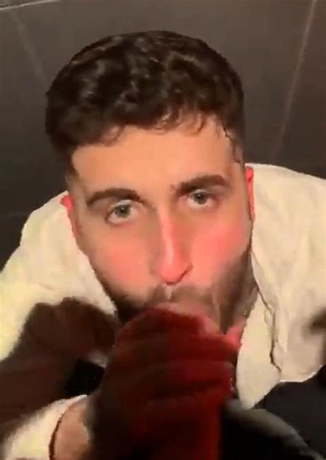 Handsome Boy Beard Eats Cock Hungry Public Toilet