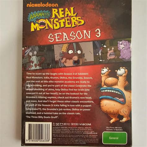 Aaahh Real Monsters Season 3 Dvdss