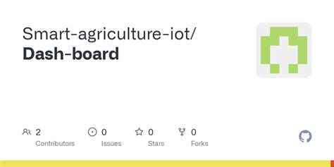Github Smart Agriculture Iot Dash Board