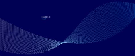 모션 다크 벡터 추상 배경의 파란색 점 입자 배열 물결 모양의 흐름 움직임의 포인트의 곡선 선 기술 및 과학 일러스트레이션 3차원 형태에 대한 스톡 벡터 아트 및 기타