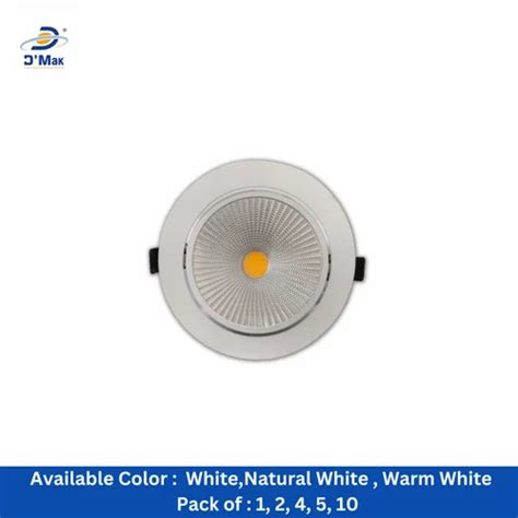 Watt Round Led Cob Light For Pop Recessed Lighting At Rs COB LED Light Hyglow Cob