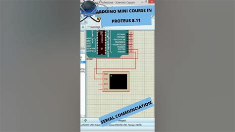 Serial Communication In Proteus Youtube