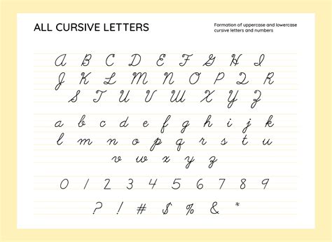 10 Best Free Printable Cursive Letters Printableecom