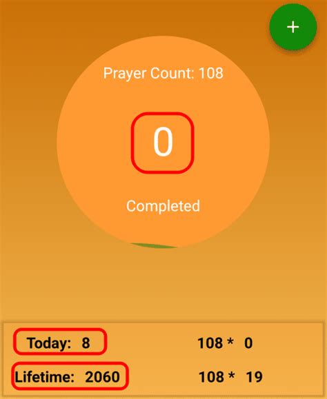 Reset Menu Prayer Counter